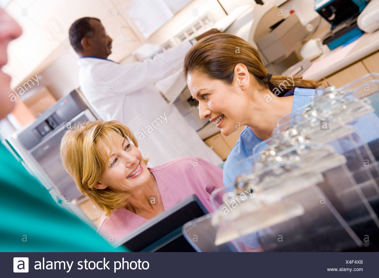 Nurses Talking To Each Other High Resolution Stock Photography and ...