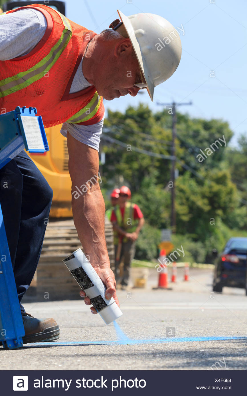 Construction Site Marking Stock Photos & Construction Site Marking ...