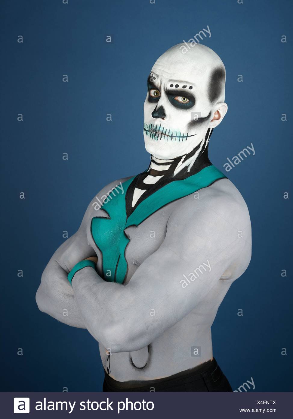 Body Art White Paint High Resolution Stock Photography and Images - Alamy