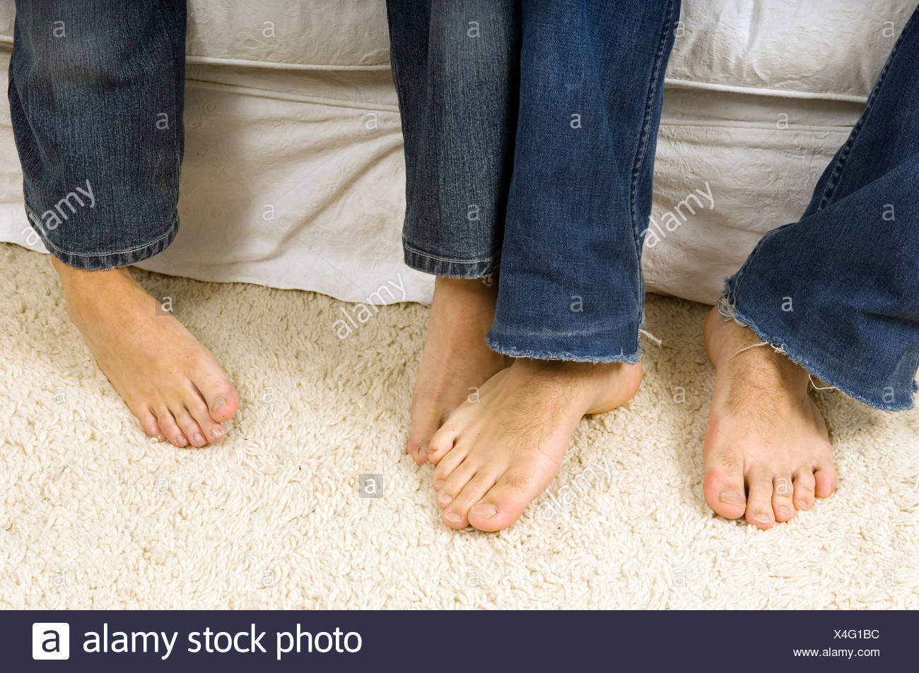 Playing Footsie High Resolution Stock Photography and Images - Alamy