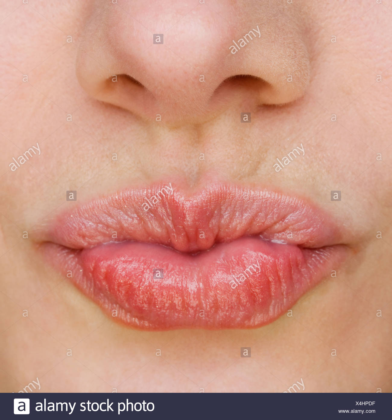 Lips Pout Kiss High Resolution Stock Photography and Images - Alamy