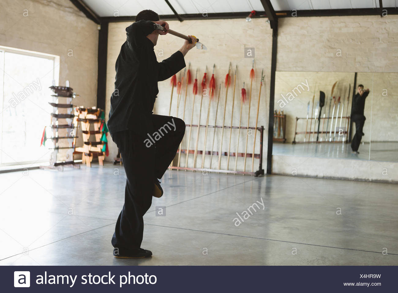 Kung Fu Stick Fighter High Resolution Stock Photography and Images - Alamy