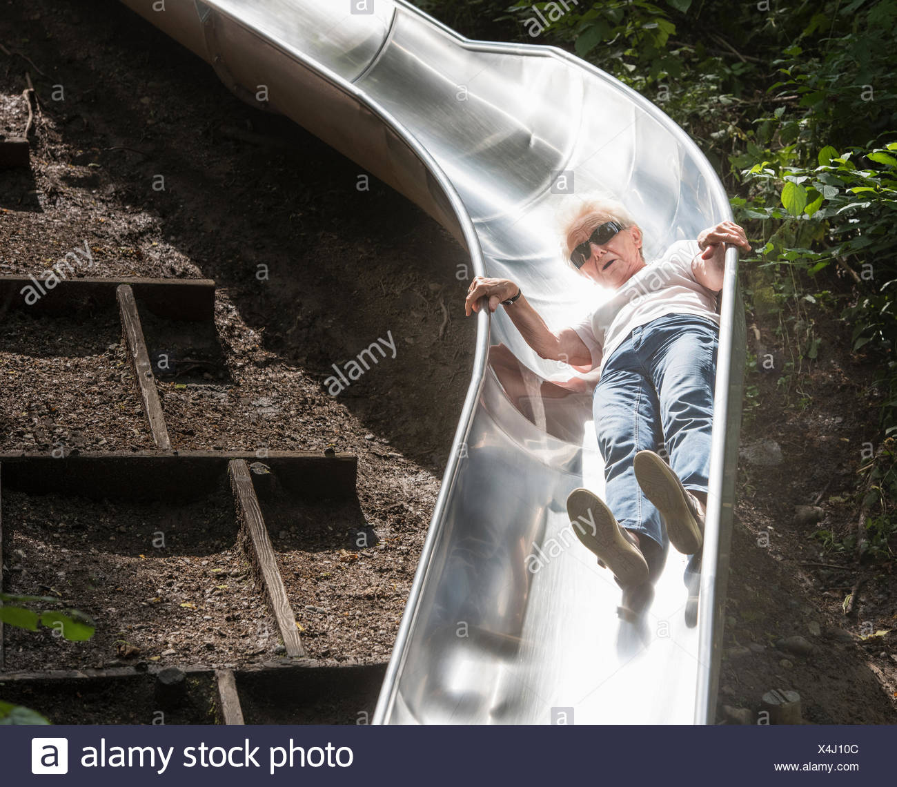 Sliding Down High Resolution Stock Photography and Images - Alamy