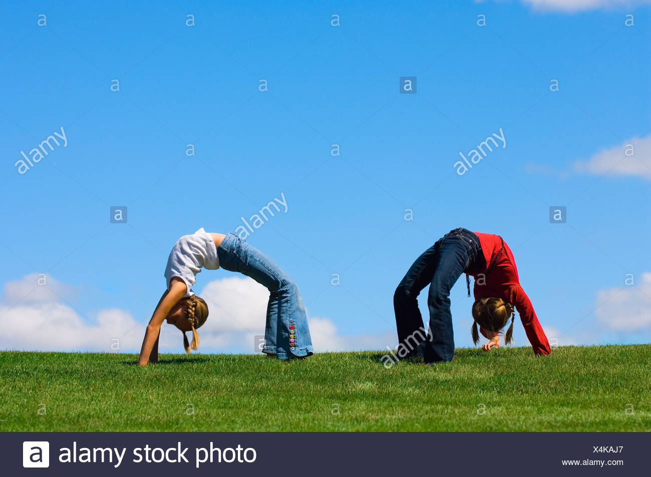 Female Contortionist Back Bend Stock Photos & Female Contortionist Back ...