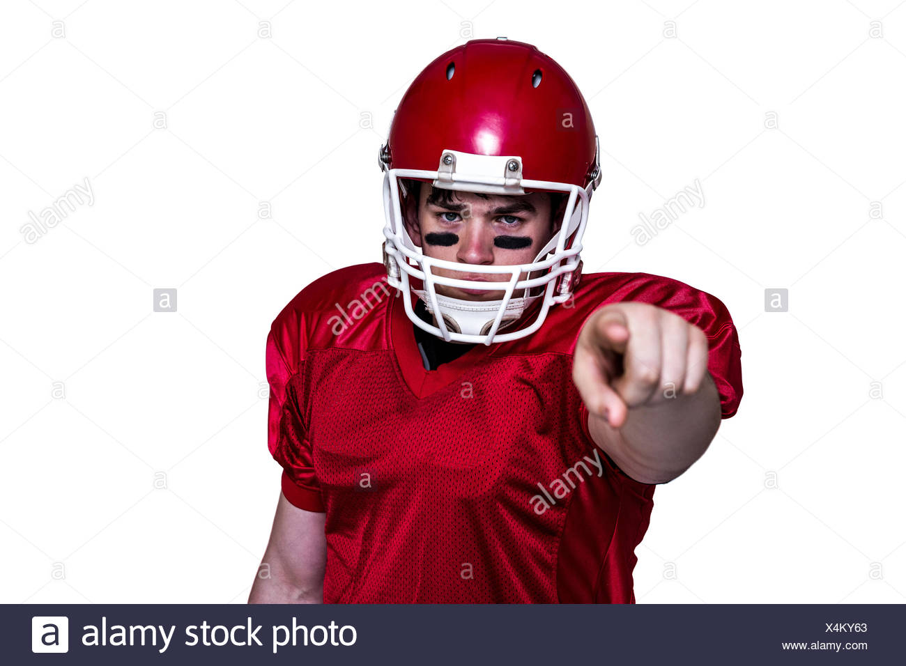 Portrait American Football Player Pointing Stock Photos & Portrait ...