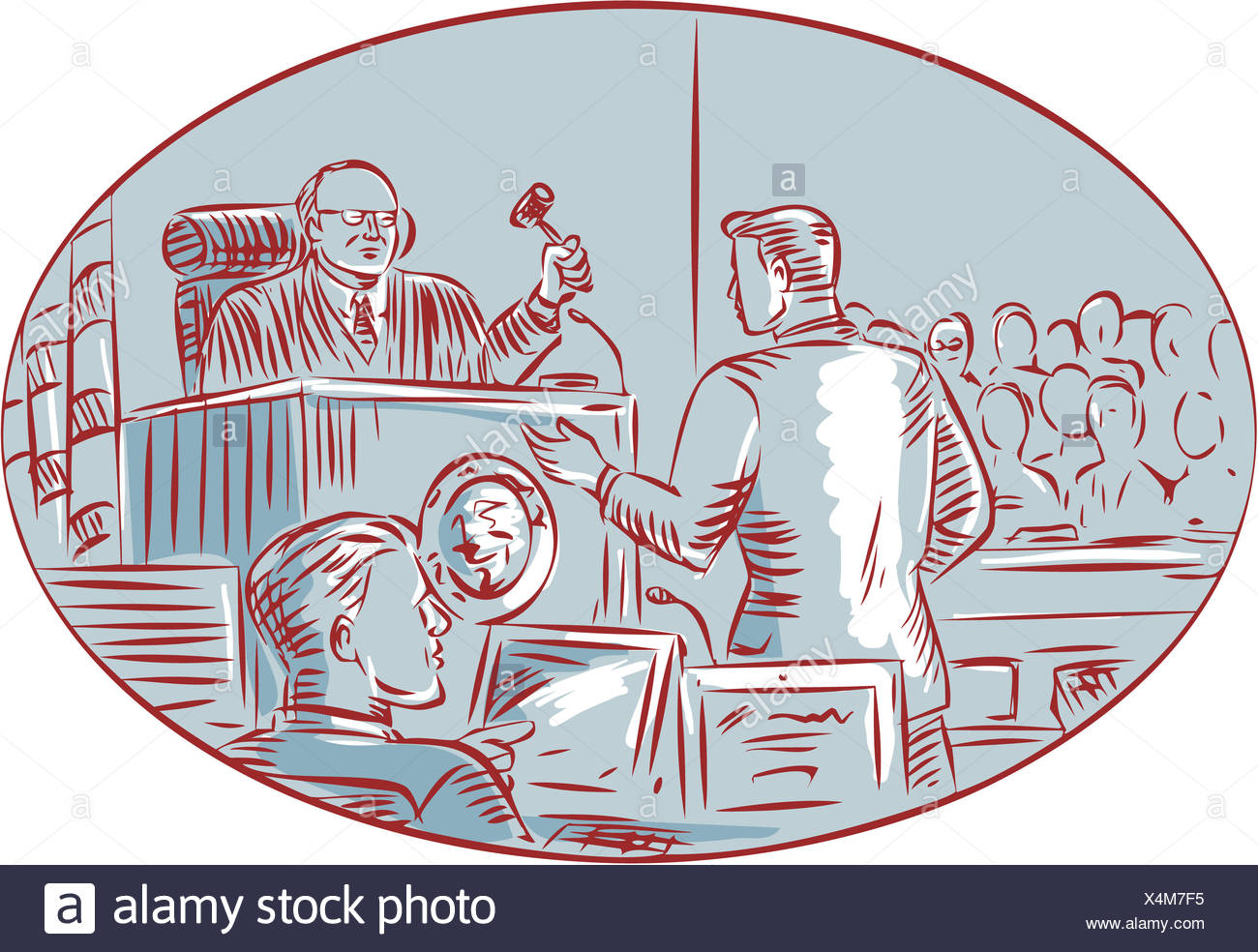 Courtroom Sketch High Resolution Stock Photography and Images - Alamy