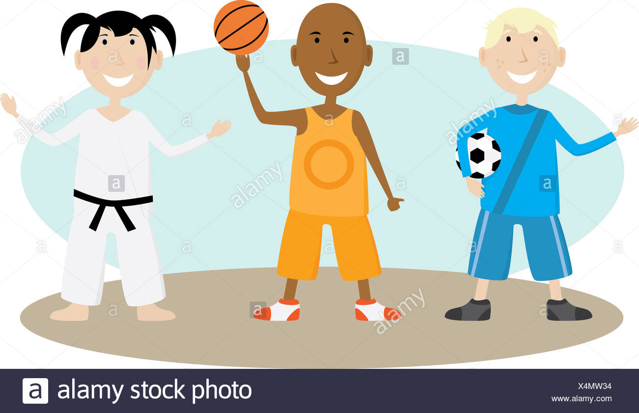 Cartoon Karate Girl Smiling High Resolution Stock Photography and ...