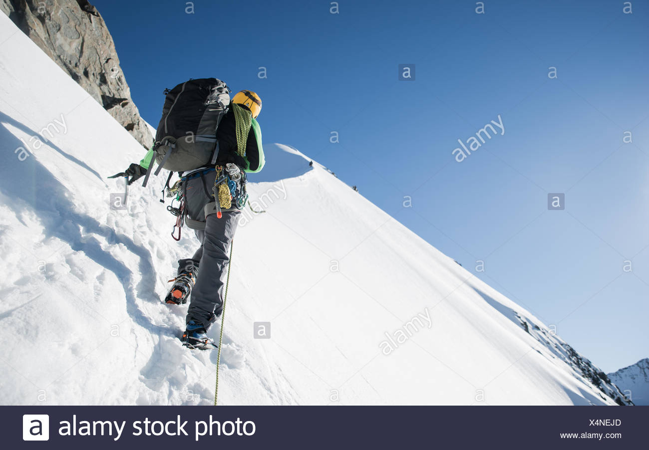 Man Mountain Climbing High Resolution Stock Photography and Images - Alamy