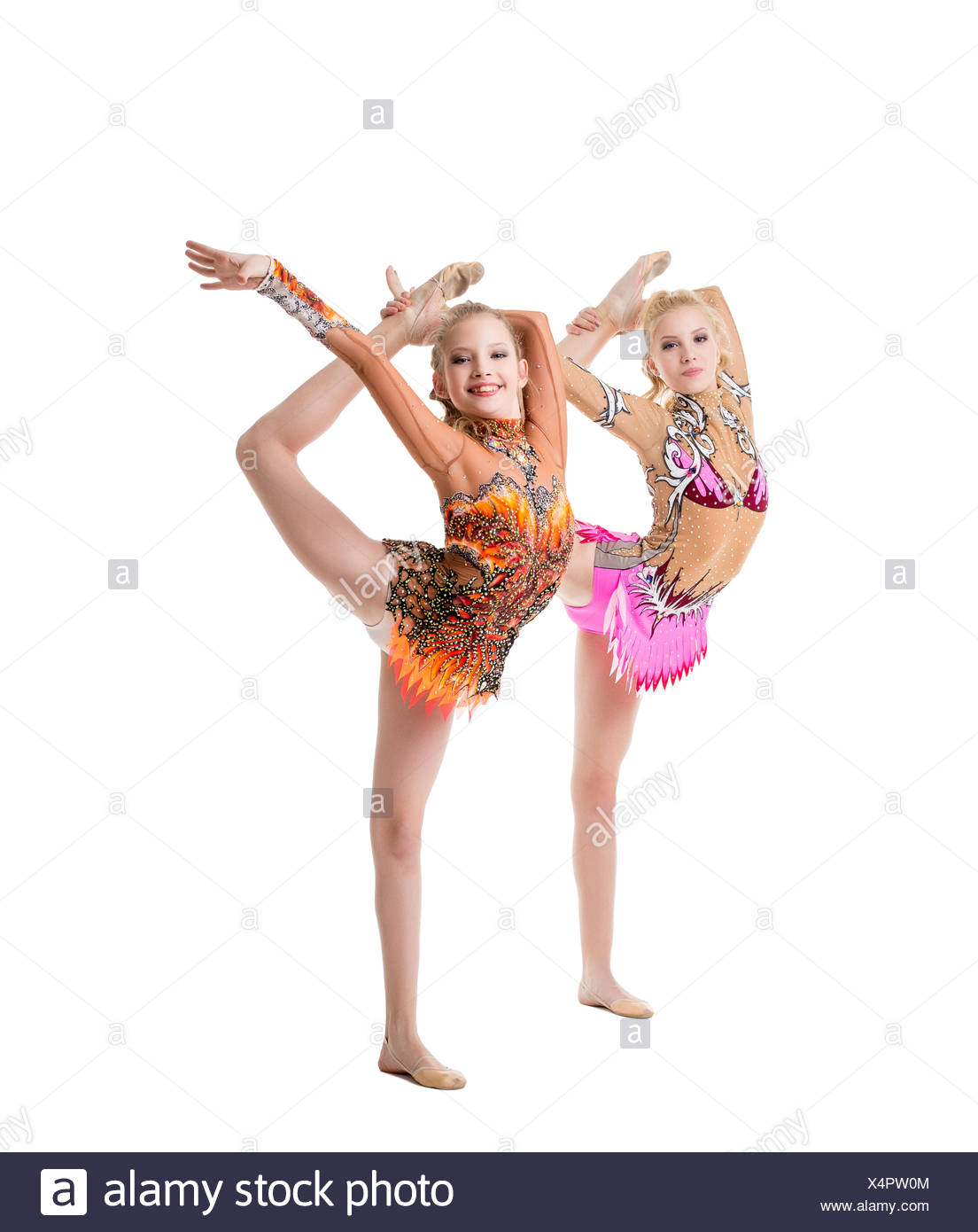 Gymnastic Split Cut Out Stock Images & Pictures - Alamy