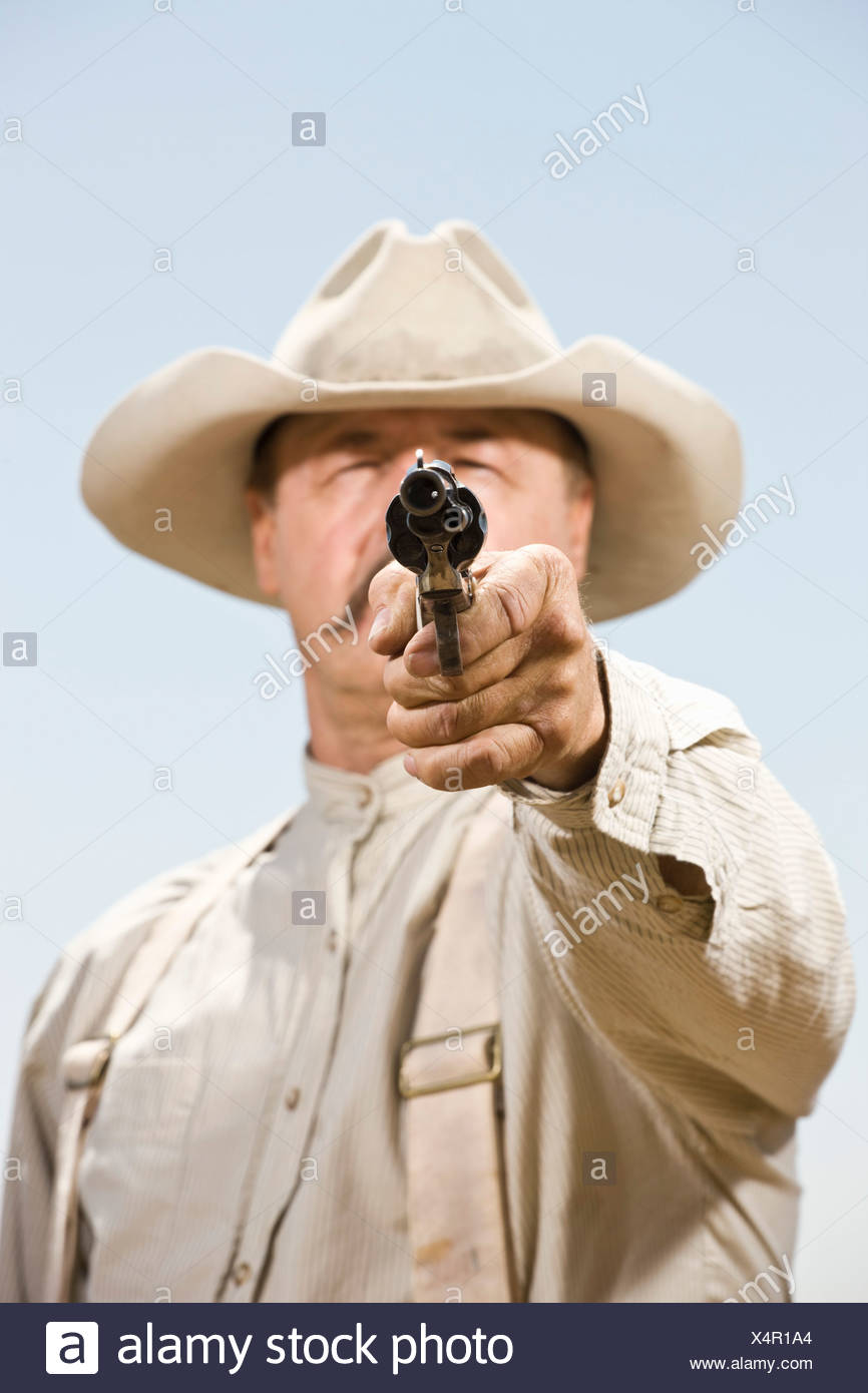 Aiming Gun Only Hand Gun High Resolution Stock Photography and Images ...