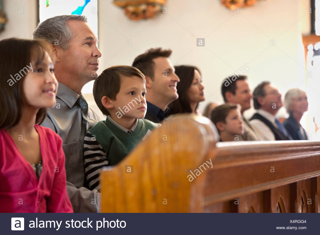 Child Pew Church Stock Photos & Child Pew Church Stock Images - Alamy