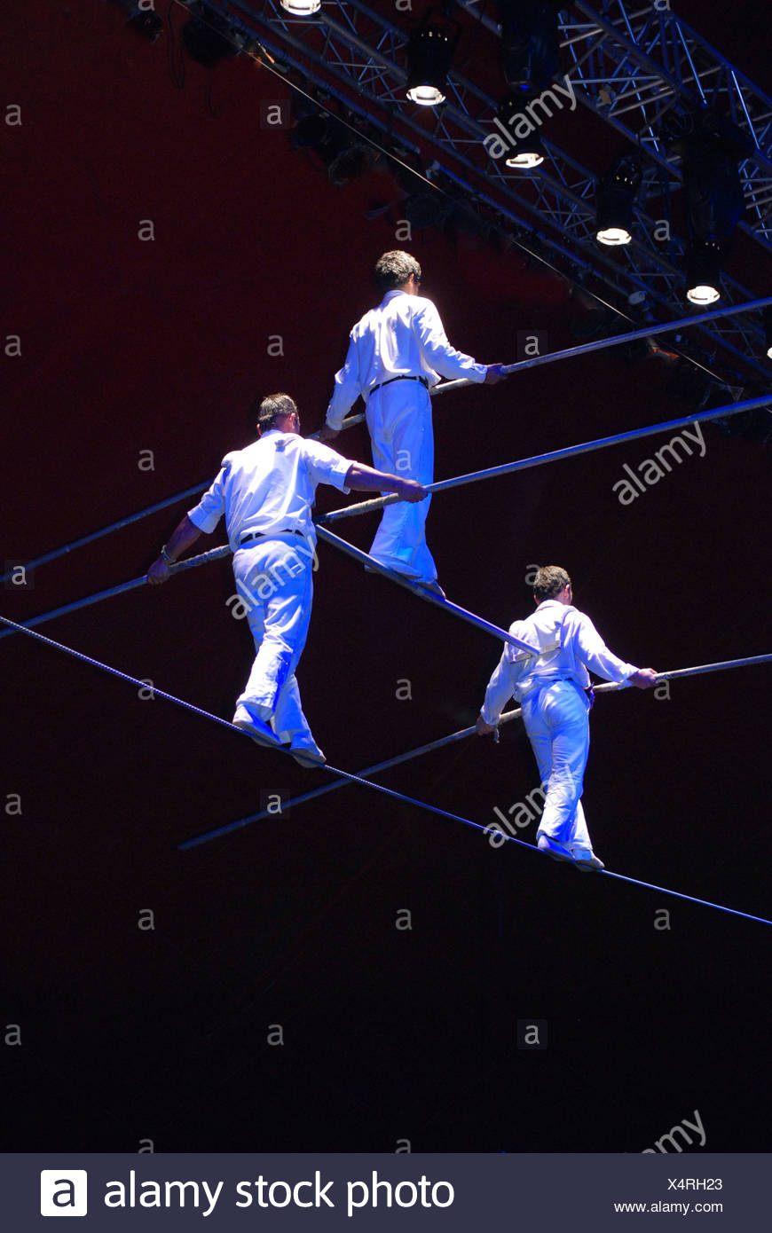 Tight Rope Acrobatics High Resolution Stock Photography and Images - Alamy