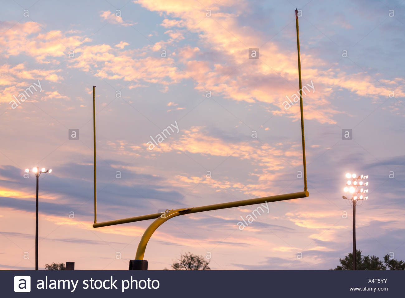Goal Posts And Stadium High Resolution Stock Photography and Images - Alamy