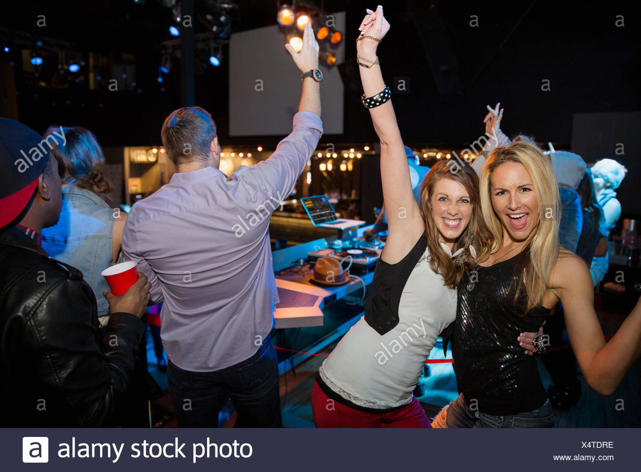 Nightclub Dancing Black Stock Photos & Nightclub Dancing Black Stock ...
