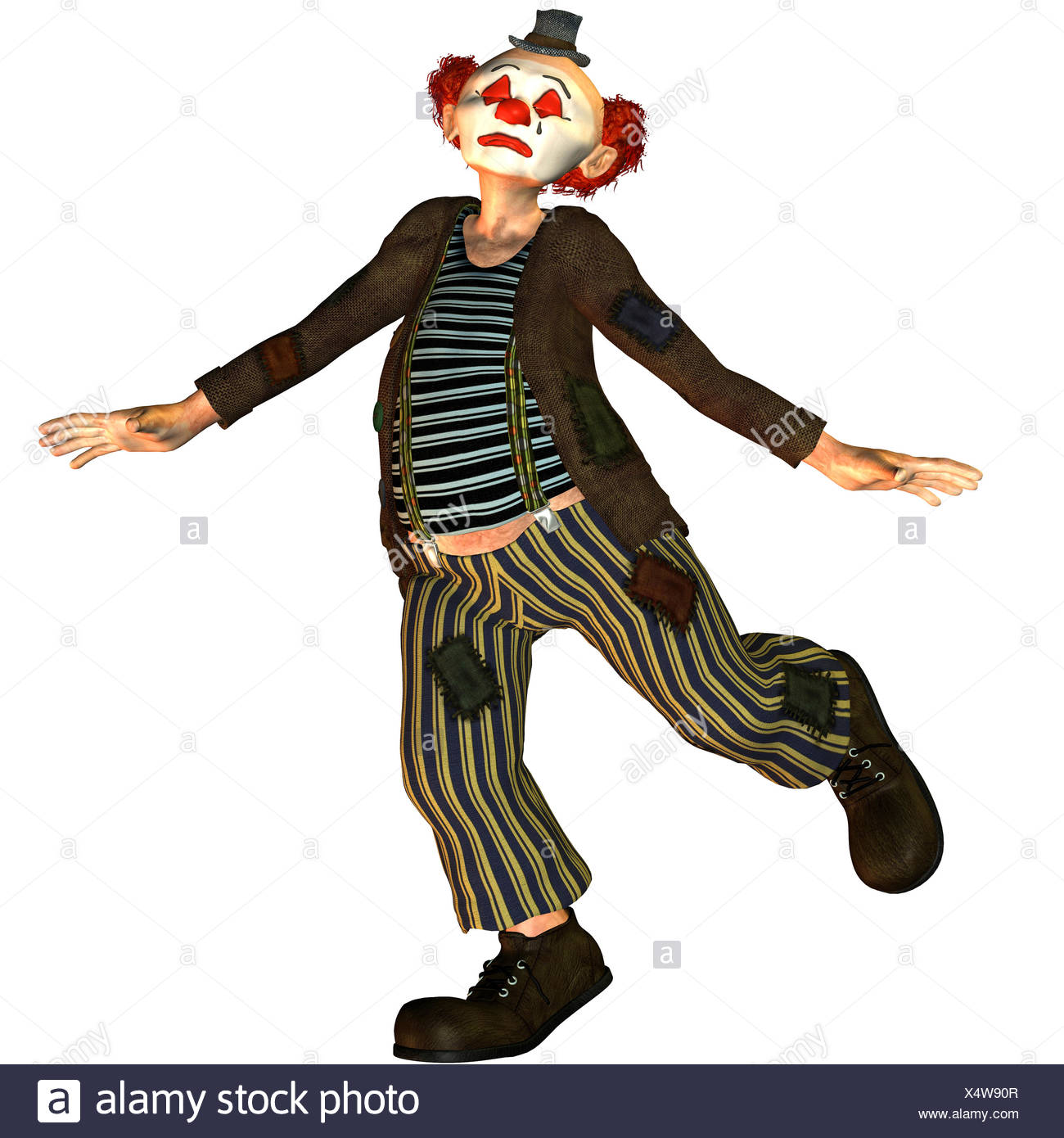 Clown Laughing And Pointing Stock Photos & Clown Laughing And Pointing ...