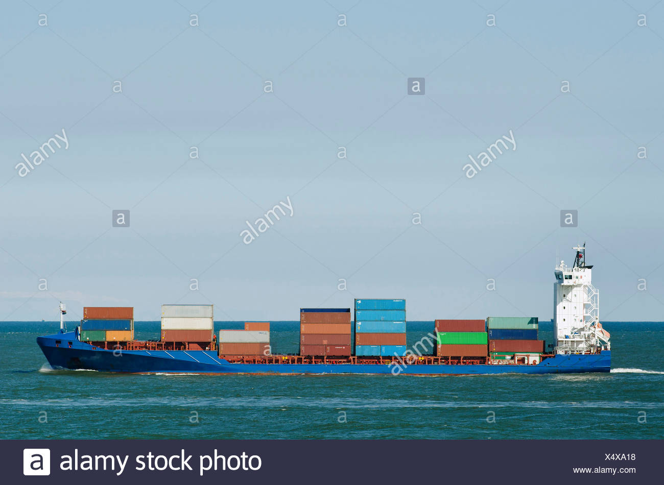 Barge Transporting Containers High Resolution Stock Photography and ...