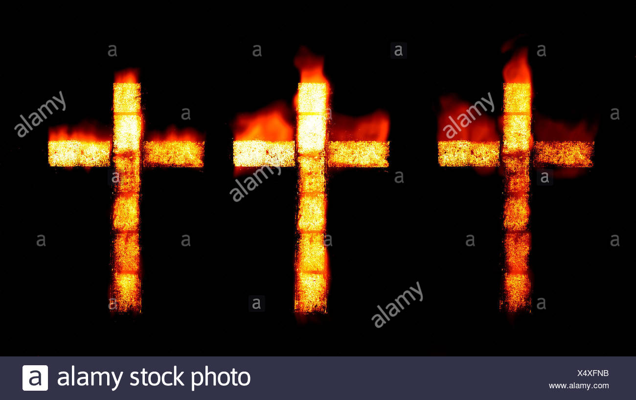 Fiery Cross High Resolution Stock Photography and Images - Alamy