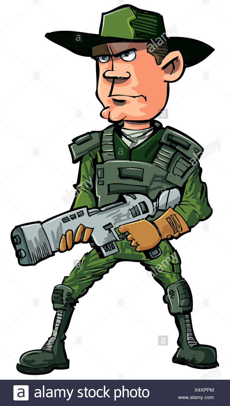 Cartoon Illustration Hand Holding Gun High Resolution Stock Photography ...
