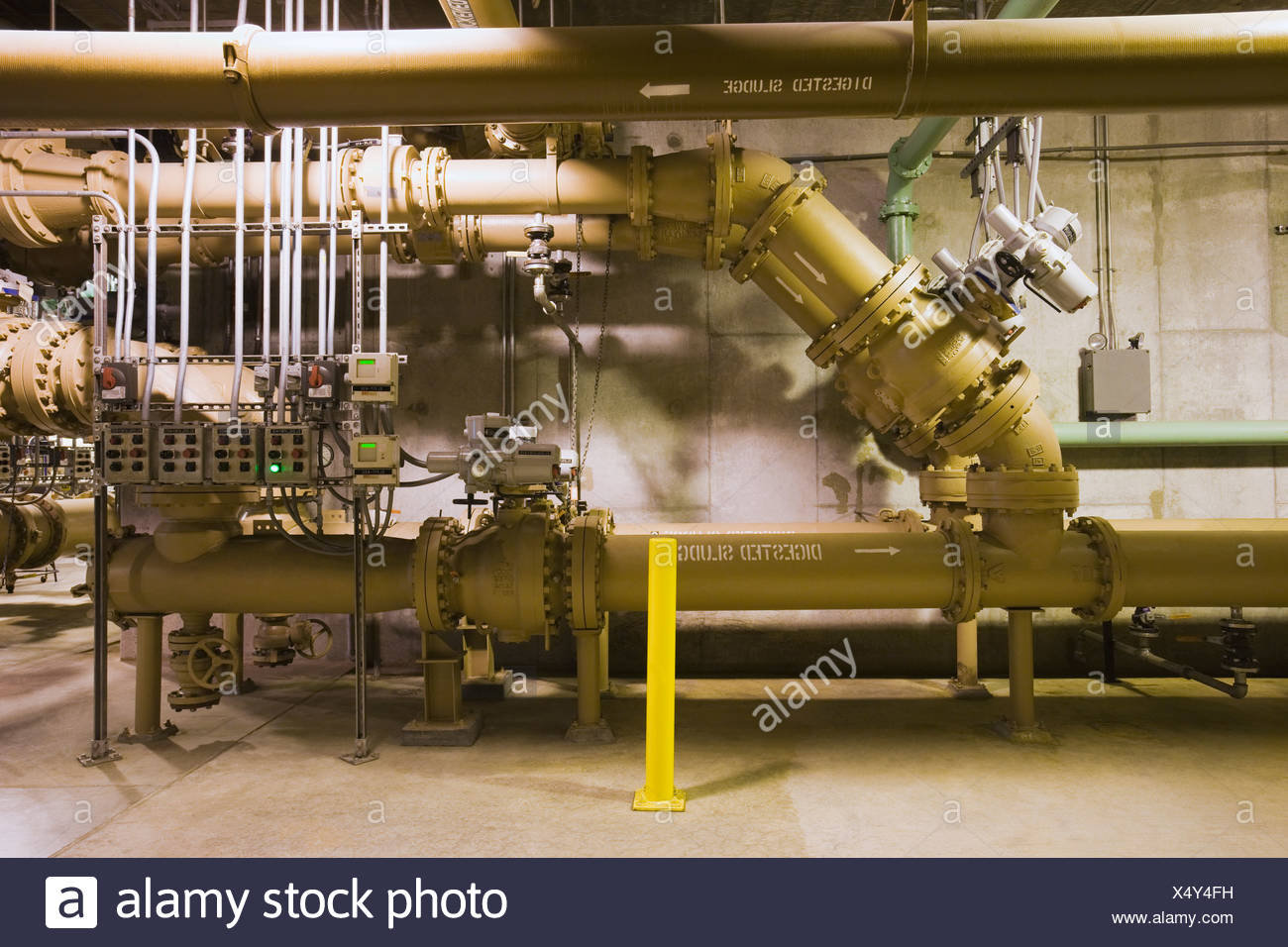 Sludge In A Sewage Treatment Plant High Resolution Stock Photography ...