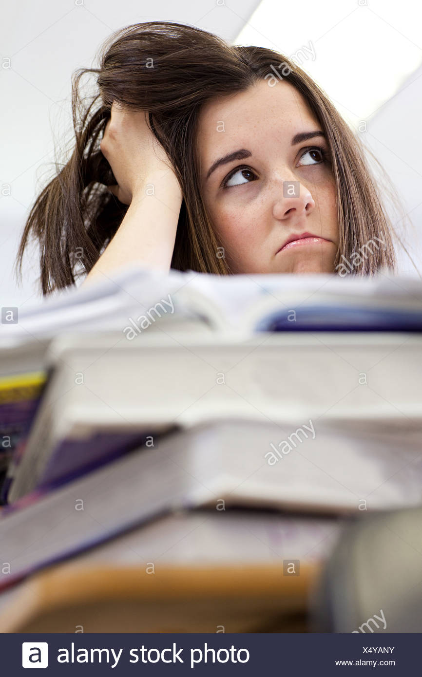 Messy School Girl High Resolution Stock Photography and Images - Alamy