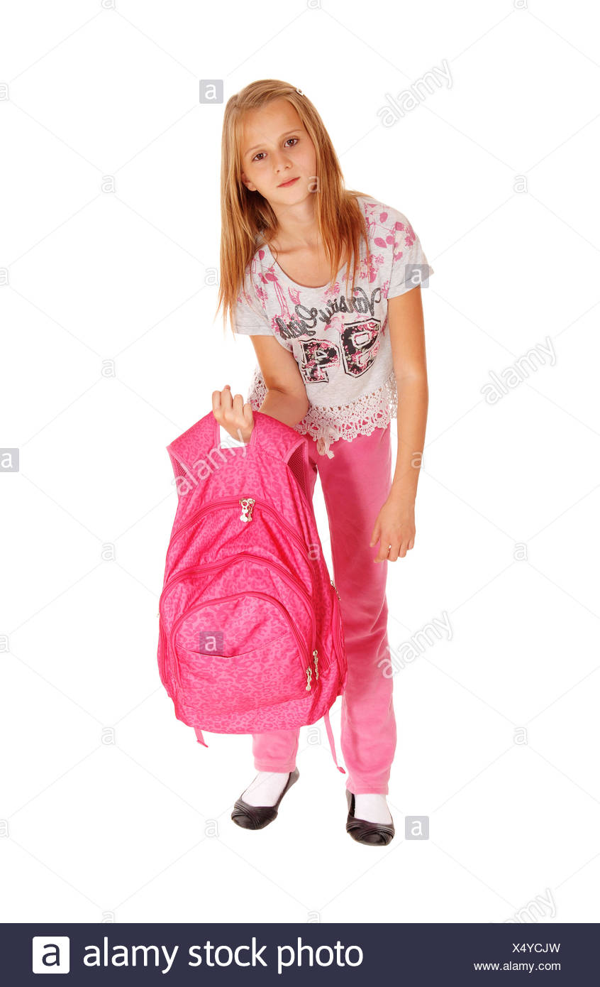 Child Carrying Heavy School Bag High Resolution Stock Photography and ...