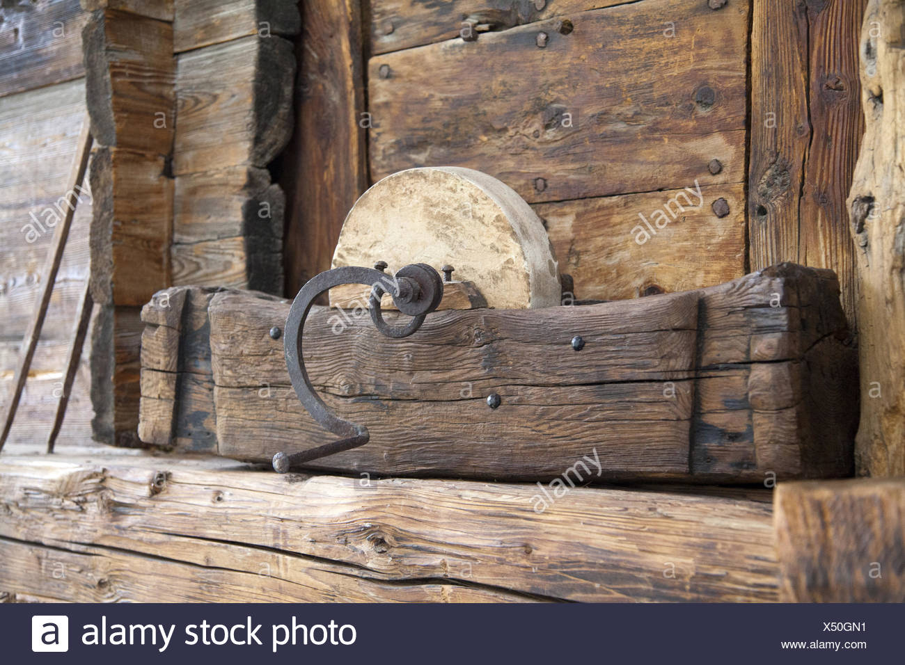 Old Grindstone Stock Photos & Old Grindstone Stock Images - Alamy