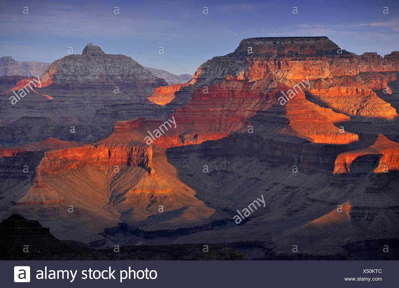 Sunset Yavapai Point National Park High Resolution Stock Photography ...