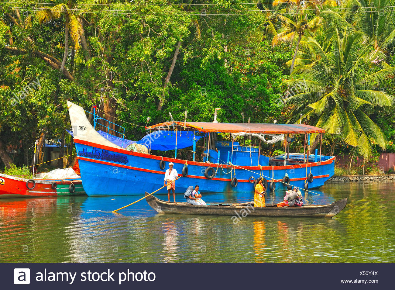 Kerala Fishing Boats High Resolution Stock Photography and Images - Alamy