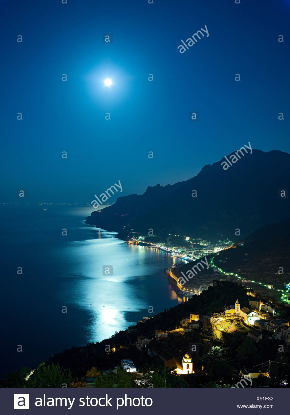 Amalfi Coast Night Italy High Resolution Stock Photography and Images ...