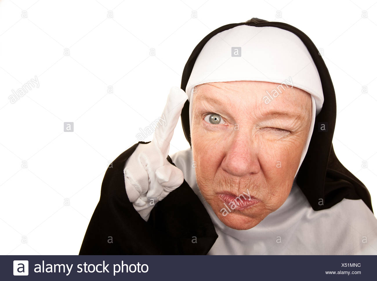 Angry Nun High Resolution Stock Photography and Images - Alamy