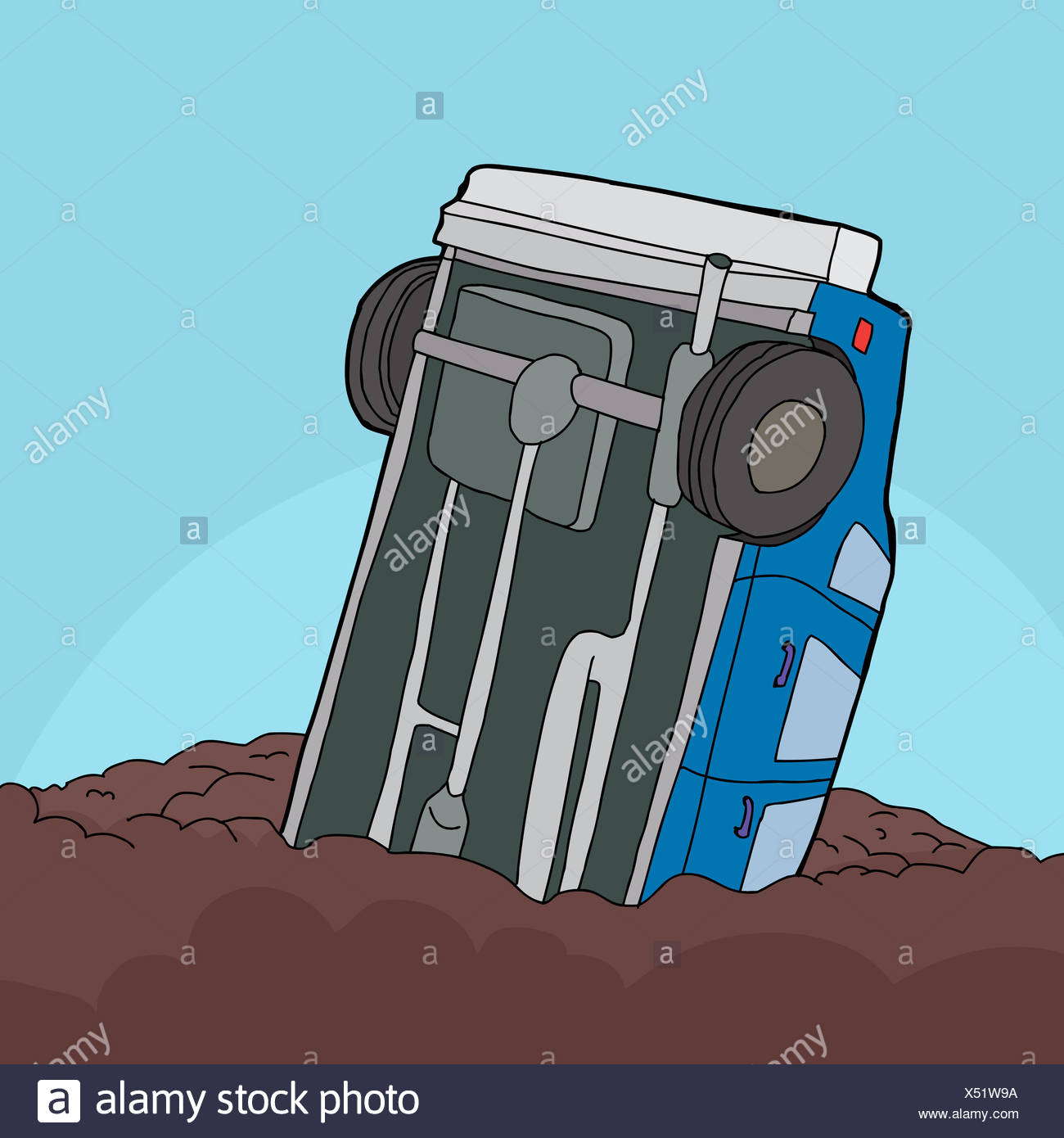 Cartoon Crash Car High Resolution Stock Photography and Images - Alamy