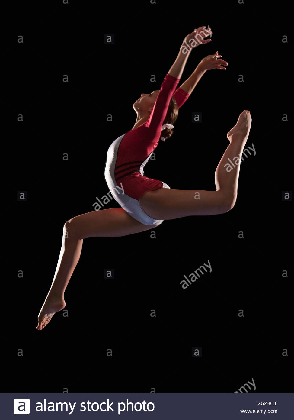 Gymnast Handstand Beam Balance High Resolution Stock Photography and ...
