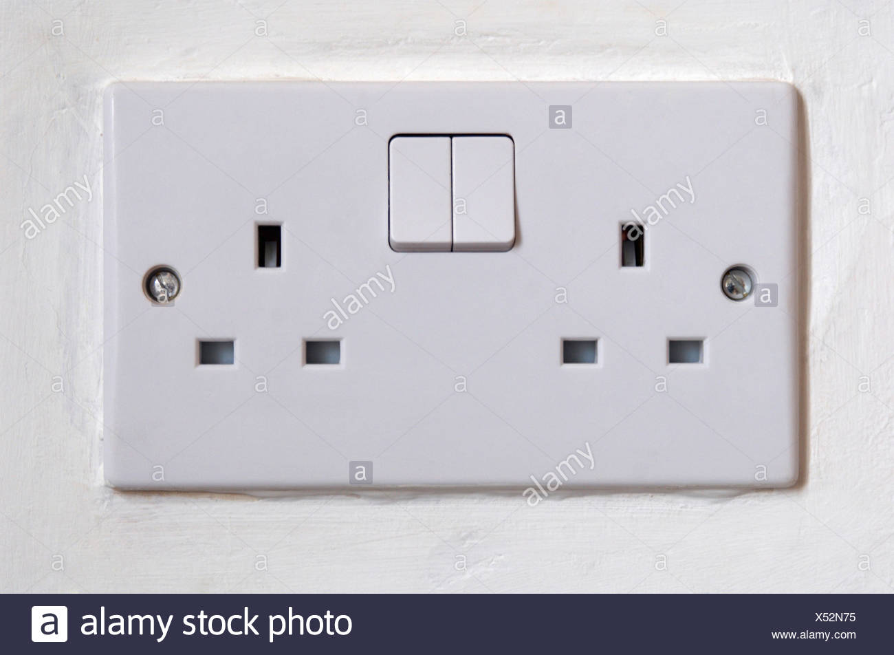 Double Power Socket High Resolution Stock Photography and Images - Alamy