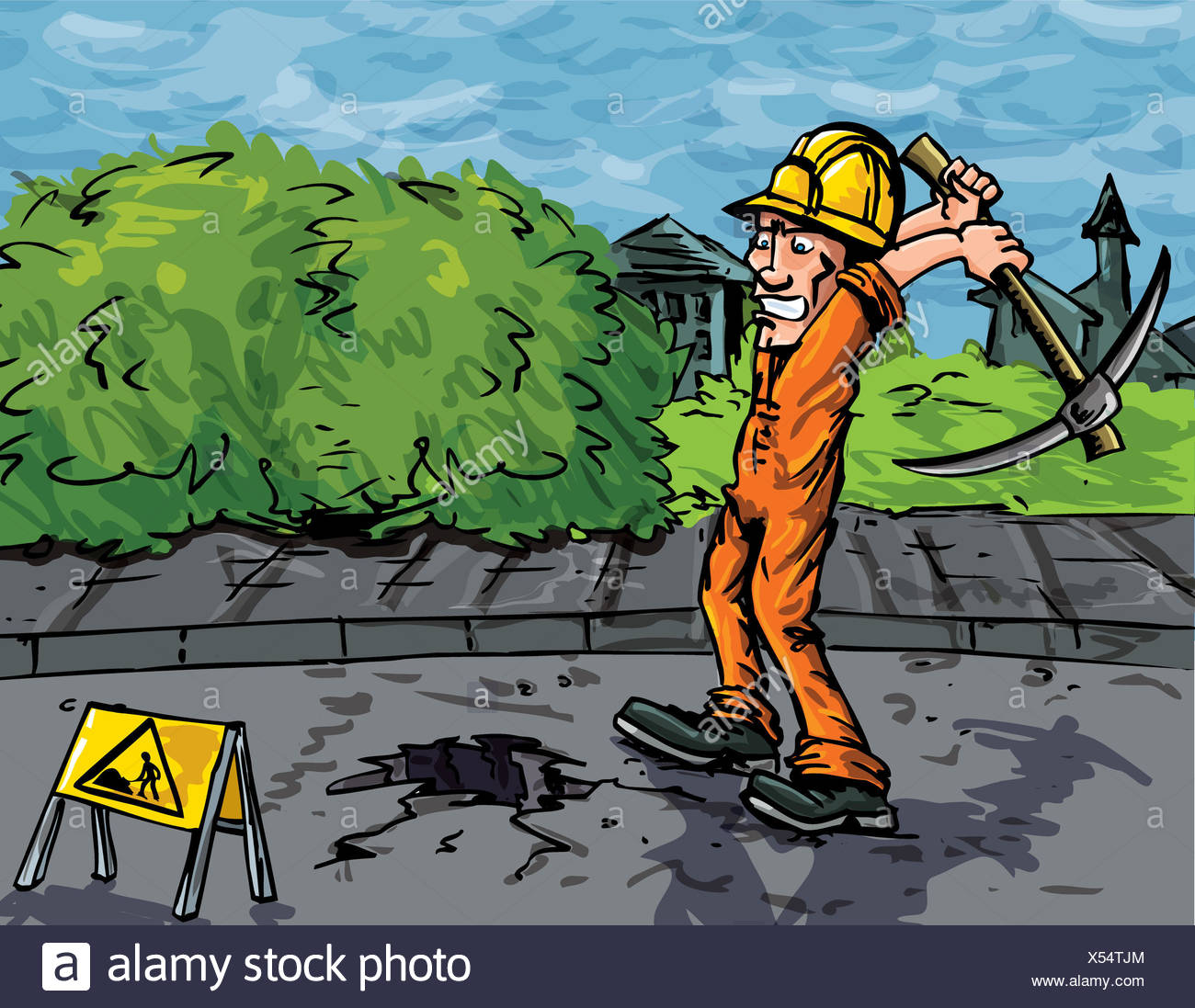 Using A Pick Axe High Resolution Stock Photography and Images - Alamy