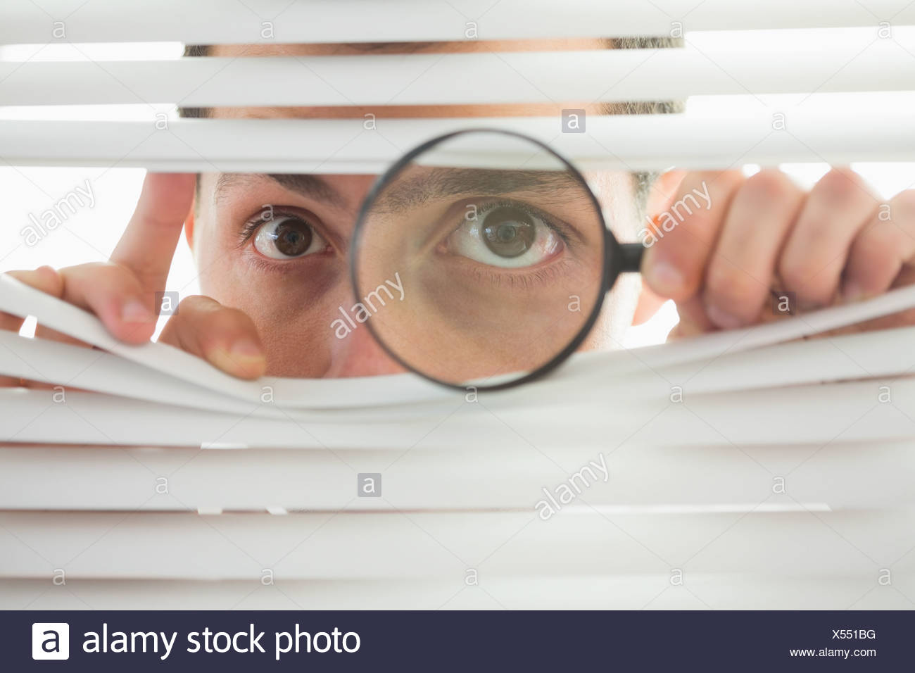Spying Through Camera High Resolution Stock Photography and Images - Alamy