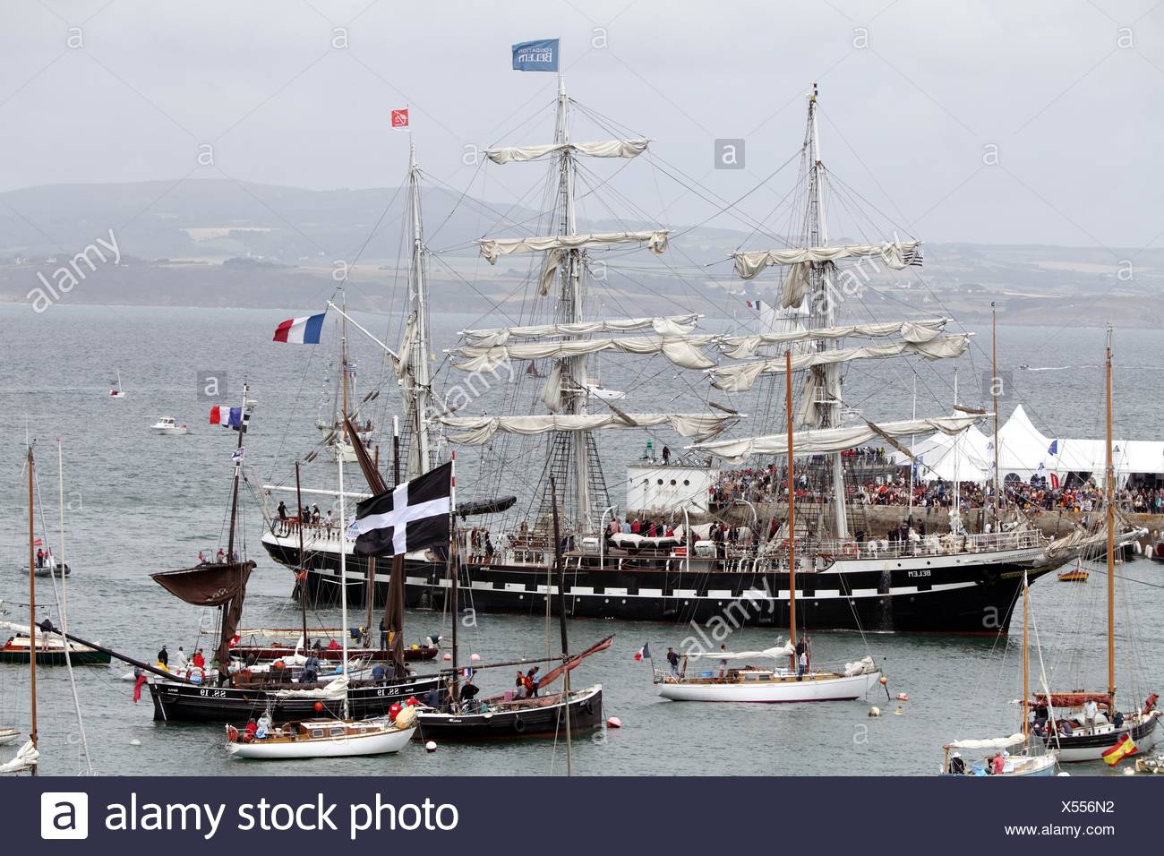 Belem French Sailing Ship Stock Photos & Belem French Sailing Ship ...