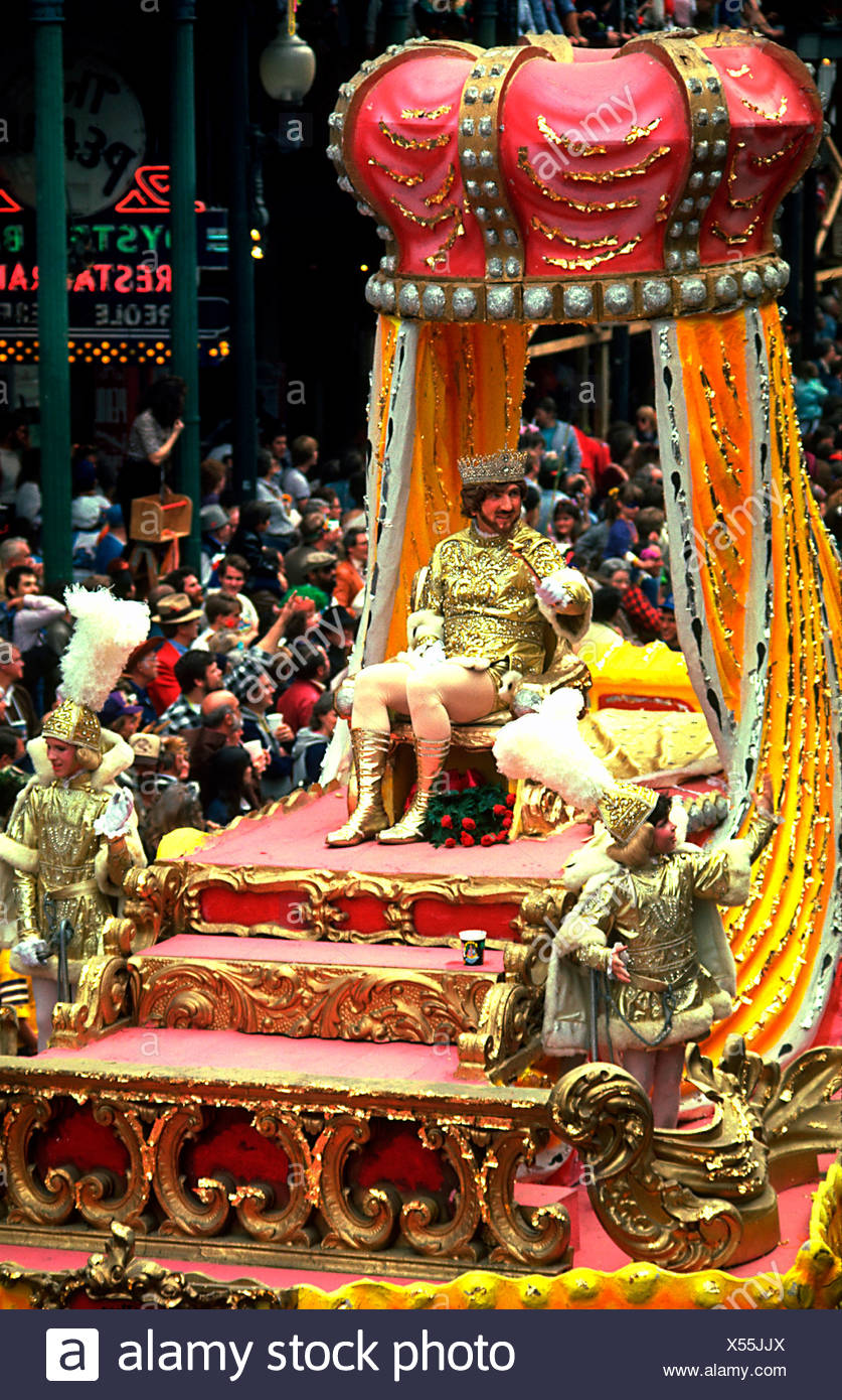 King Mardi Gras Parade Float Stock Photos & King Mardi Gras Parade ...