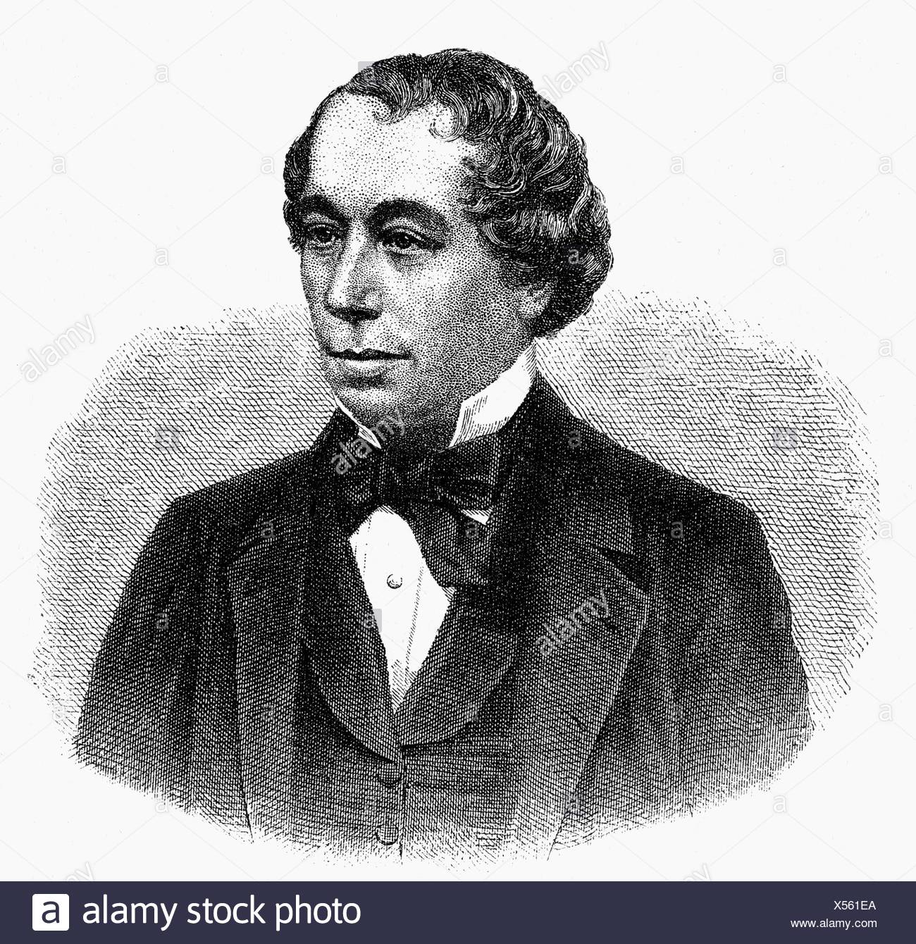 Benjamin Disraeli 1804 1881 British Prime Stock Photos & Benjamin ...