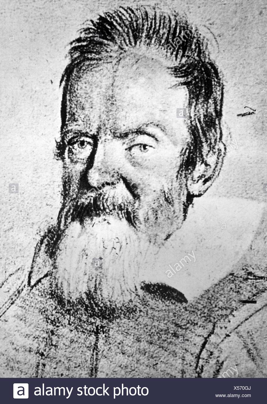 Portrait Of Galileo Galilei High Resolution Stock Photography and ...