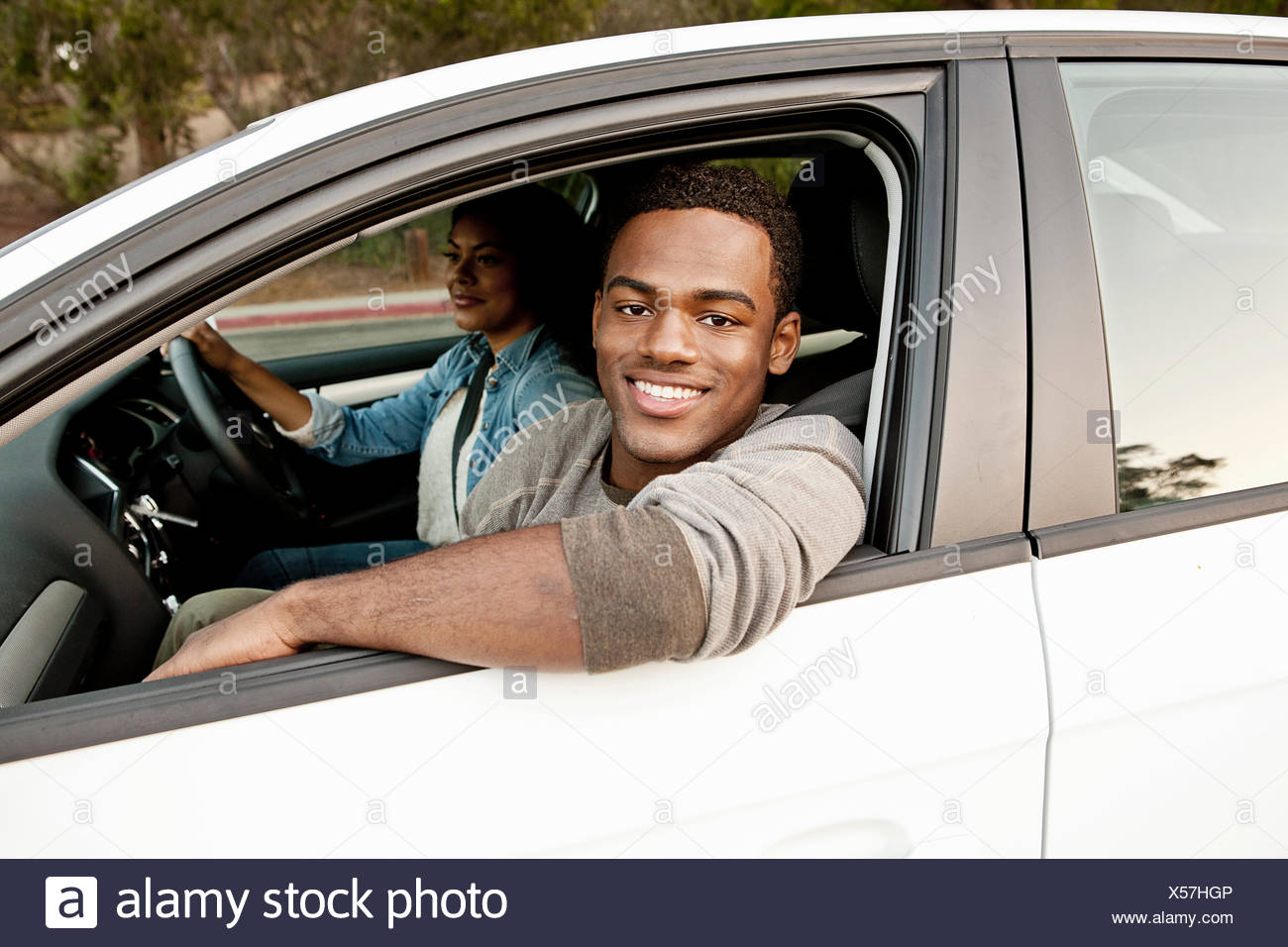 Male Looking Out Of Car Window High Resolution Stock Photography and ...