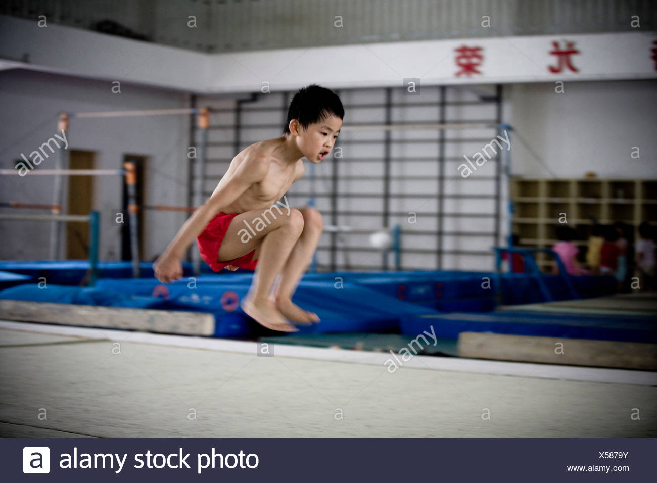 Gymnastics Leap Stock Photos & Gymnastics Leap Stock Images - Alamy