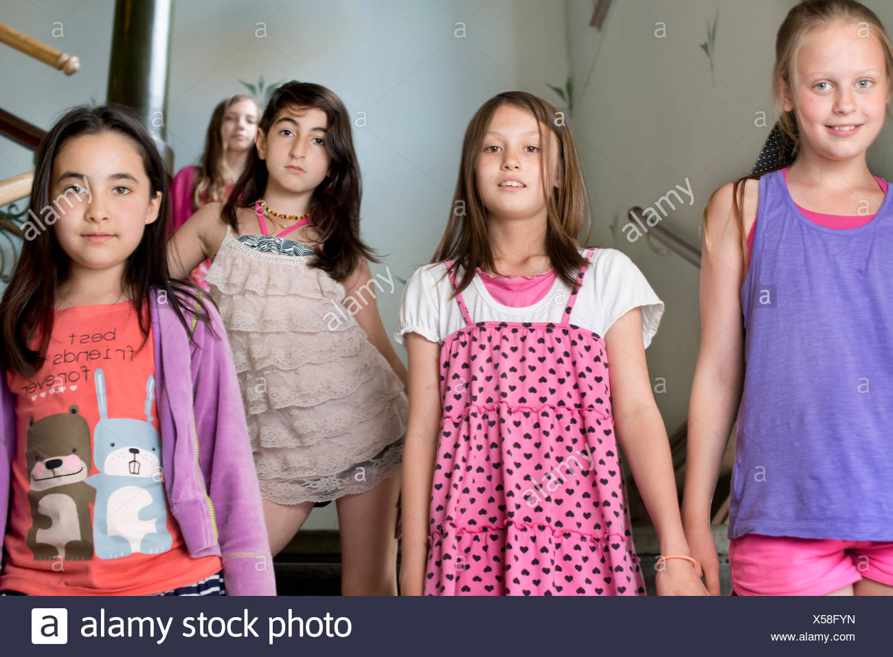 Five Schoolgirls High Resolution Stock Photography and Images - Alamy