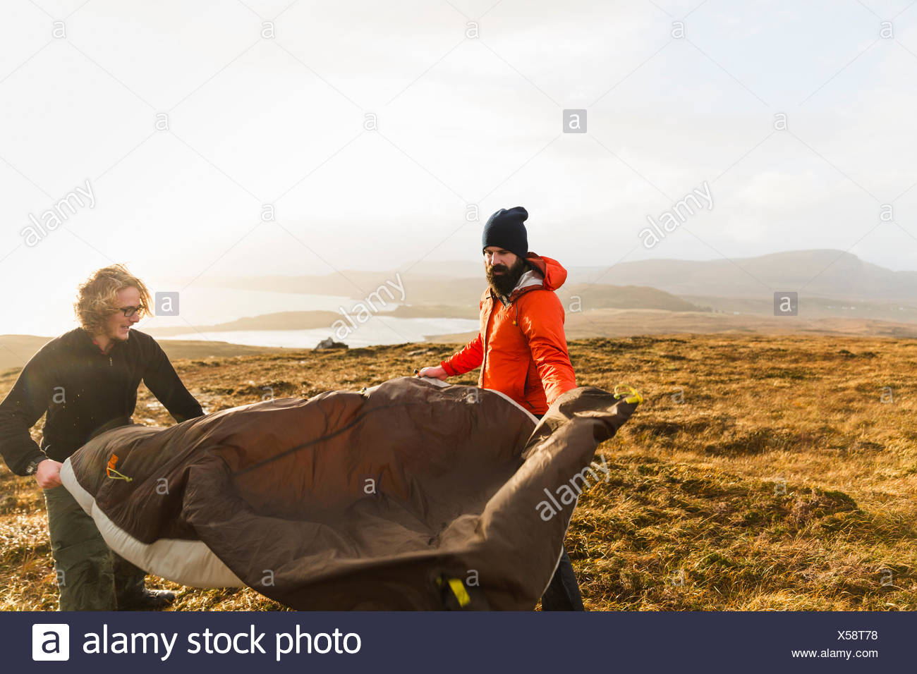 Setting Up A Tent High Resolution Stock Photography and Images - Alamy