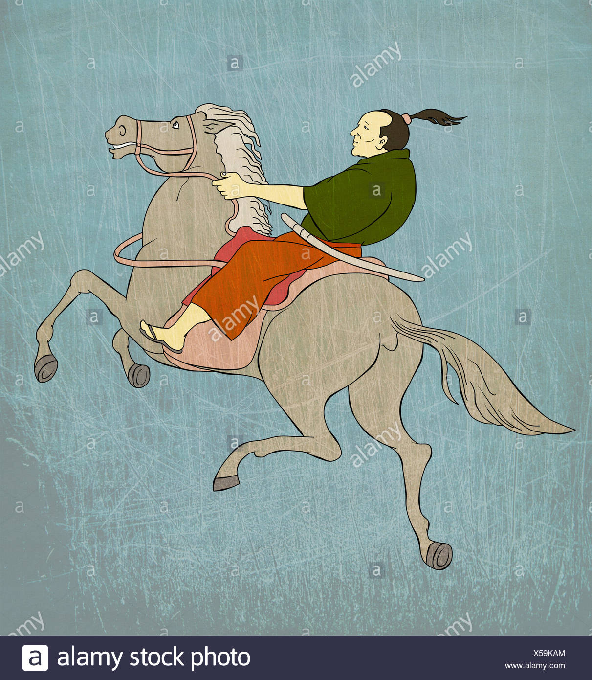 Samurai Warrior Man High Resolution Stock Photography and Images - Alamy