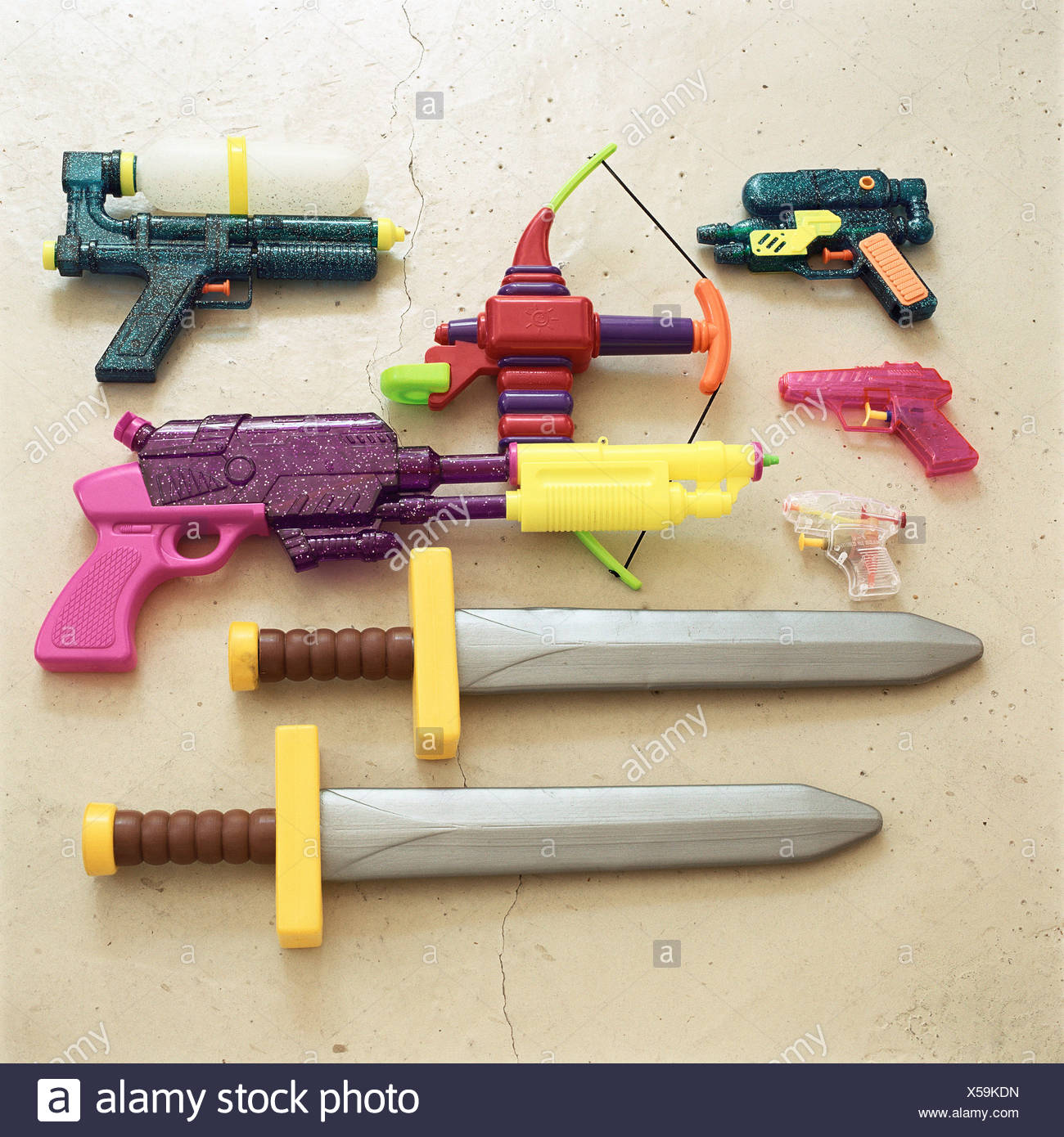Toy Weapons High Resolution Stock Photography and Images - Alamy