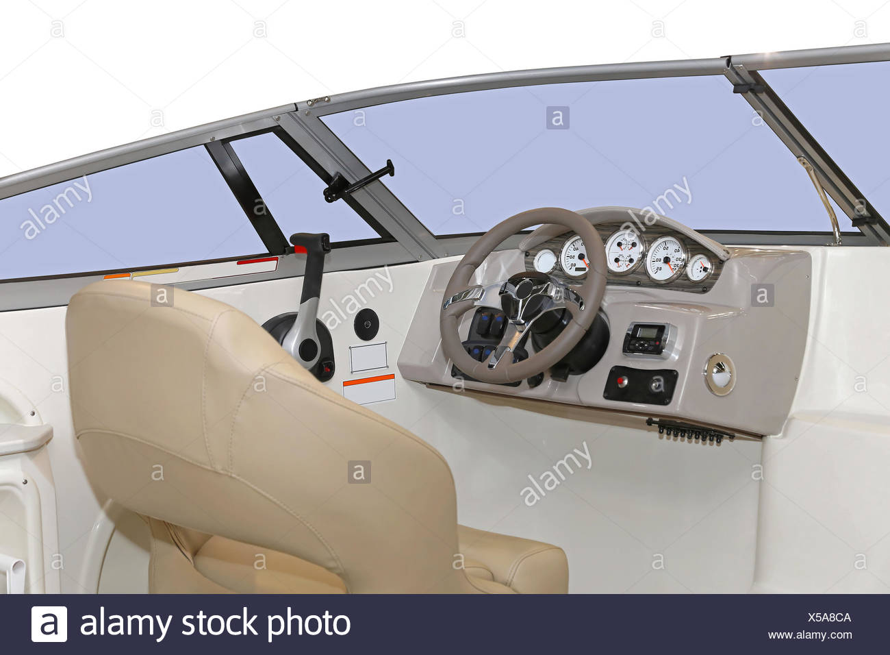 Cockpit In Motorboat High Resolution Stock Photography and Images - Alamy