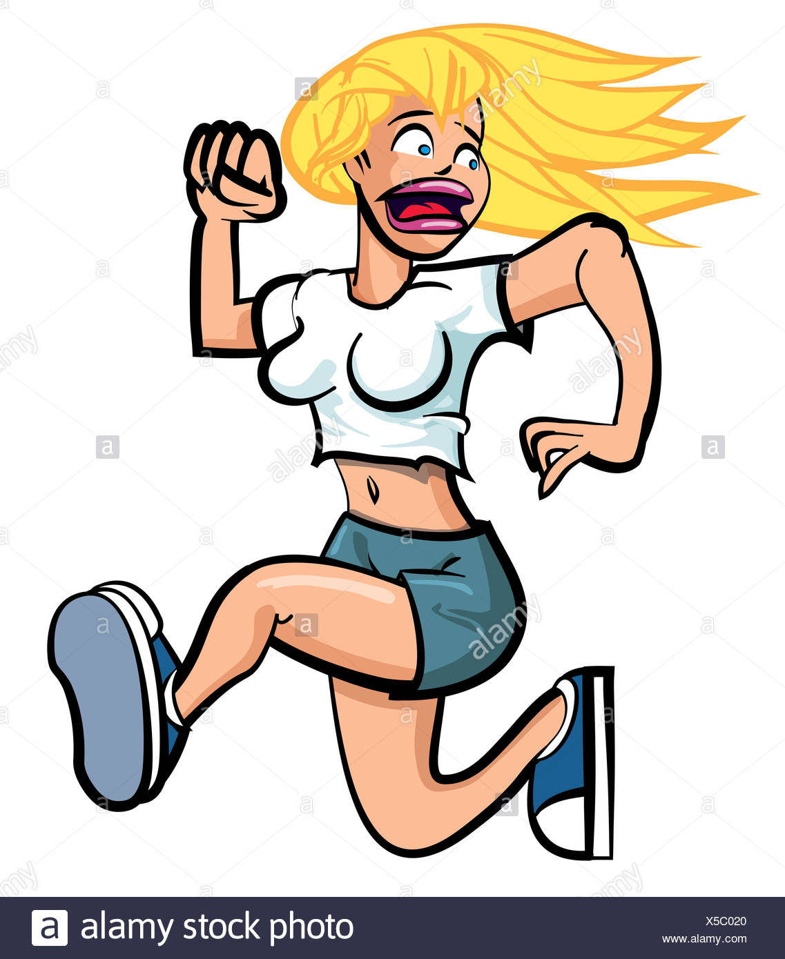 Face Terror Cartoon High Resolution Stock Photography and Images - Alamy