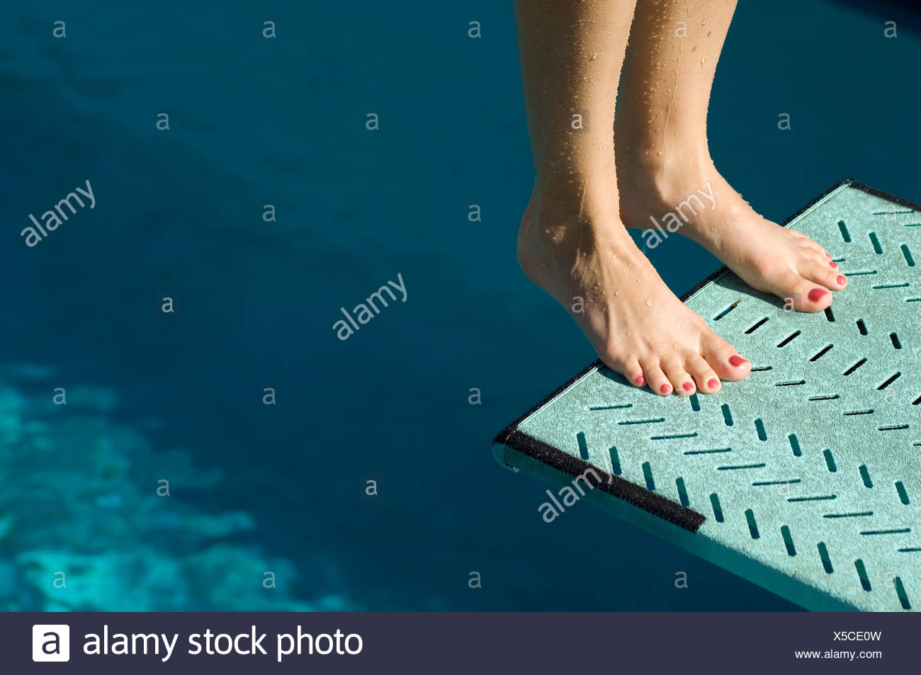 Swimmer Diving Woman Diving High Resolution Stock Photography and ...