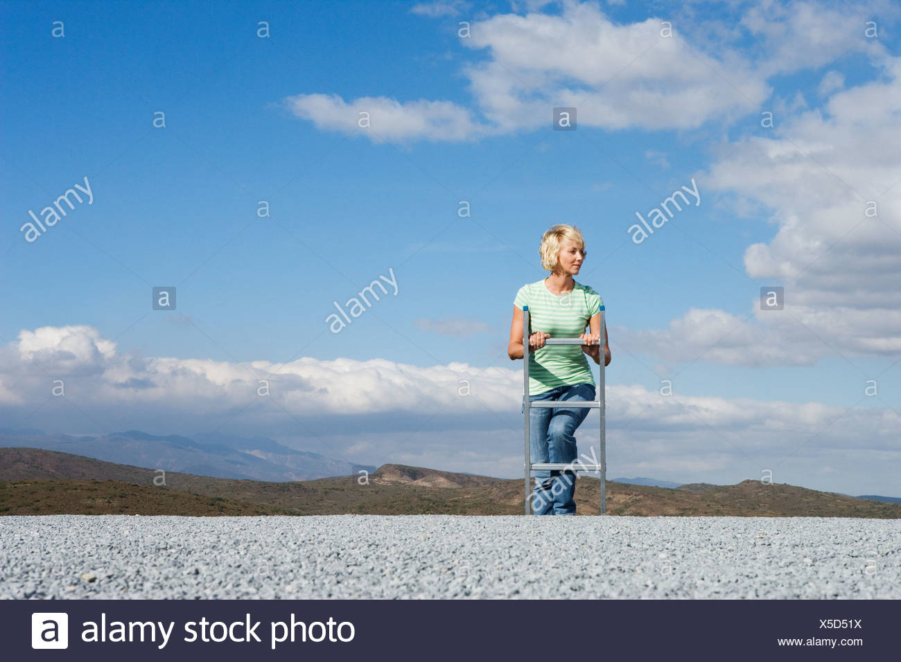 Going Down Ladder Stock Photos & Going Down Ladder Stock Images - Alamy