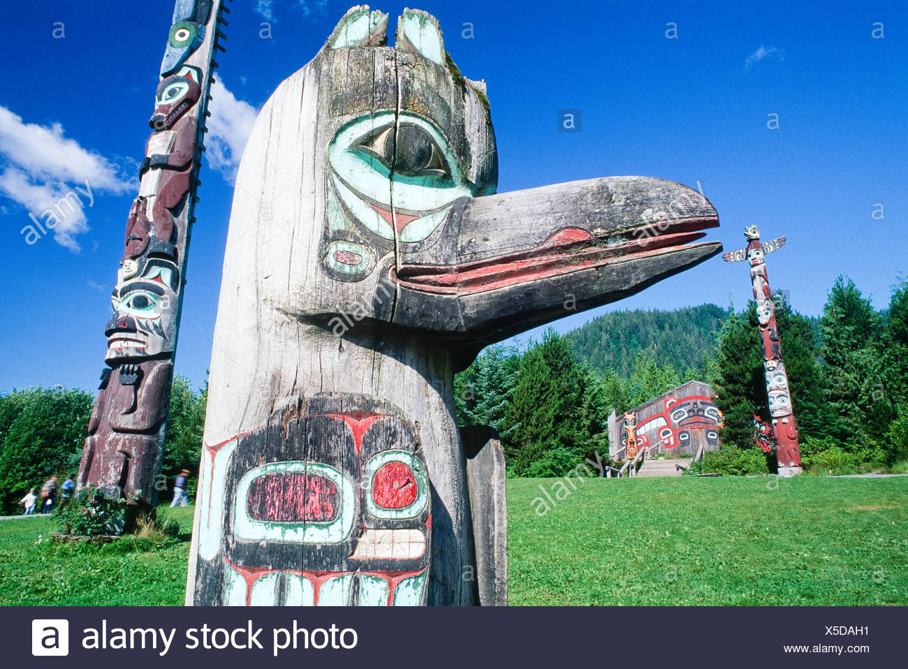 Clan House Ketchikan Alaska Stock Photos & Clan House Ketchikan Alaska ...